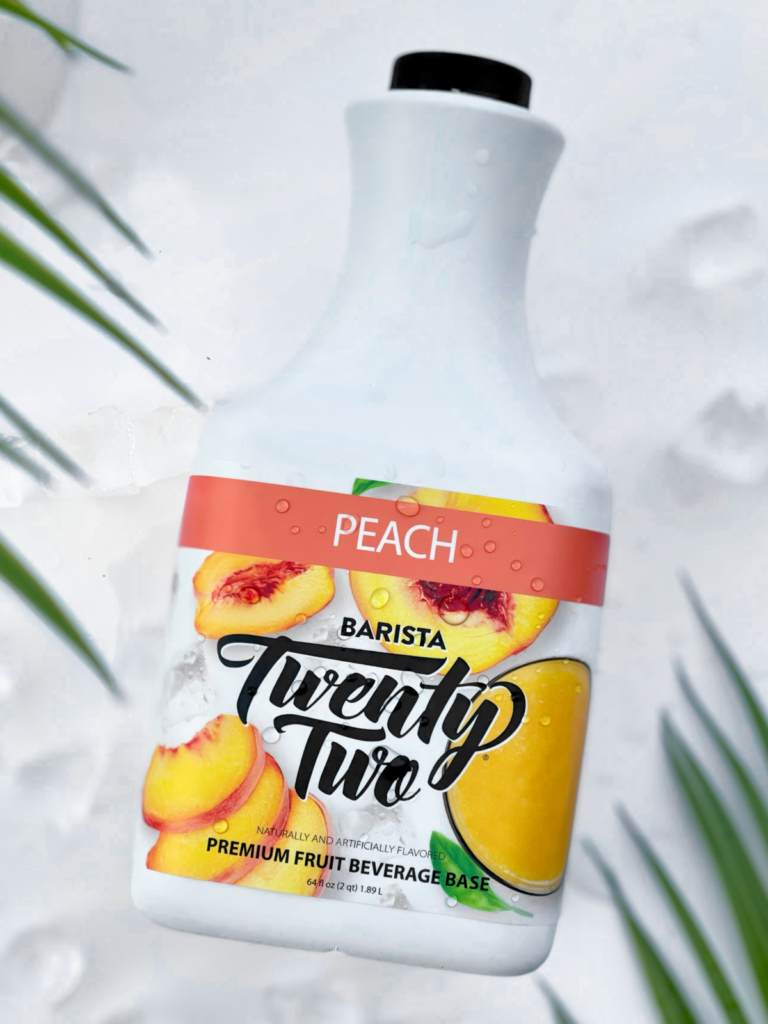 Peach B22 Premium Fruit Beverage Base | Dillanos Coffee Roasters